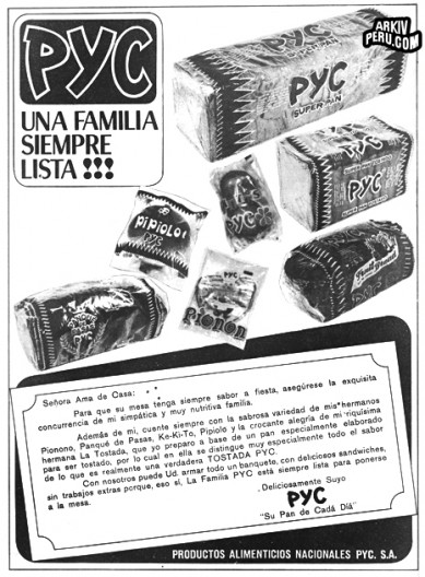 Pyc; "Una familia siempre lista" (1972) - ArkivperuArkivperu
