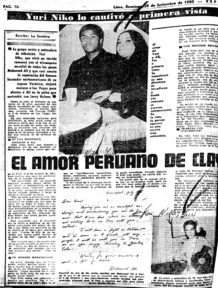 Cassius Clay / Muhammad Ali en Lima (1971) - ArkivperuArkivperu