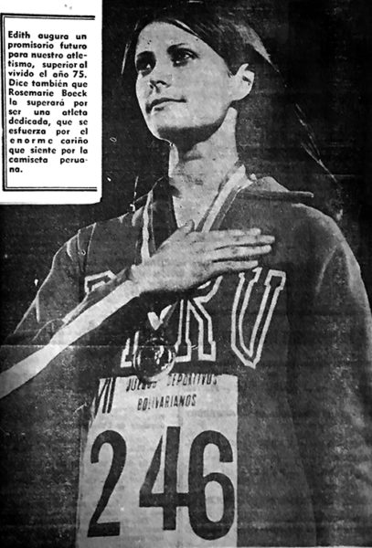 Edith Noeding y el fútbol - ArkivperuArkivperu