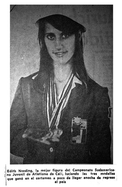 Edith Noeding y el fútbol - ArkivperuArkivperu